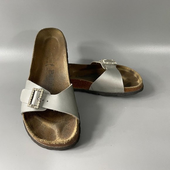 Birkenstock | Shoes | Betula By Birkenstock Madrid Leather Wrhinestone ...